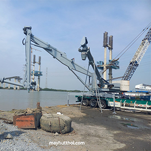 Cement Ship unloader in Vietnam | Máy Hút Thổi Nam Sơn